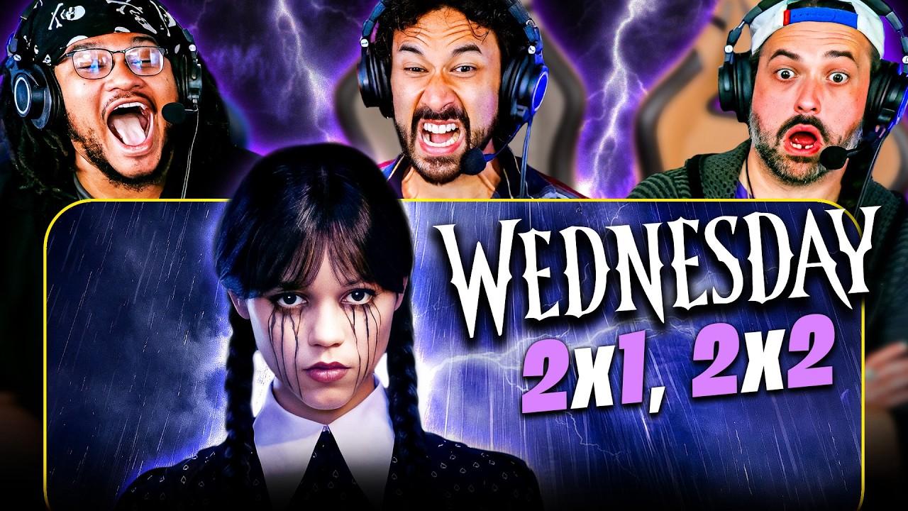 Wednesday Season 2 Episodes 1 & 2 Reaction!! Addams Family | Jenna ...