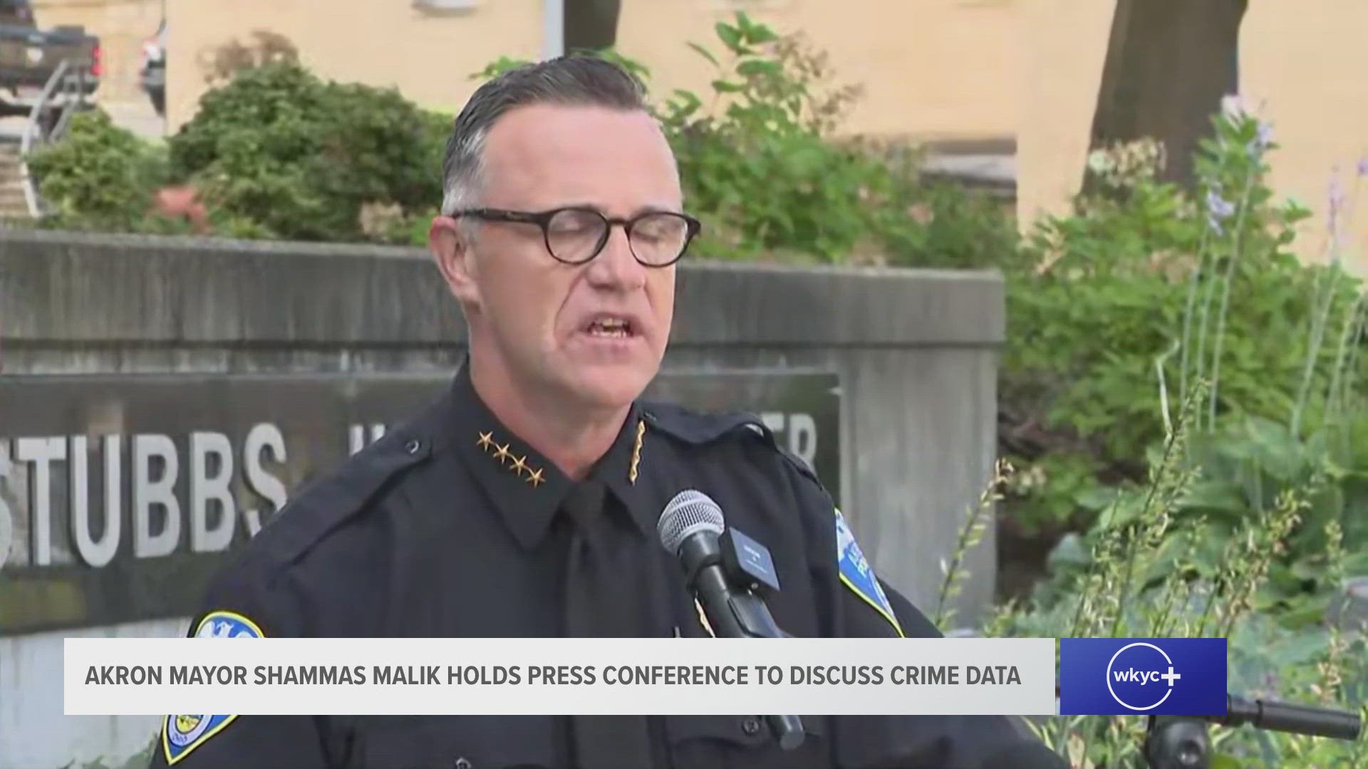 Akron police chief Brian Harding gives update on July Mason CLC shooting