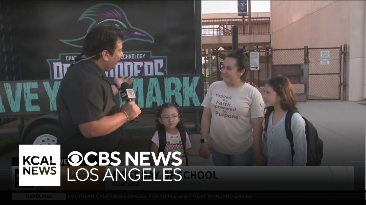 Fontana Unified School District welcomes students back to school