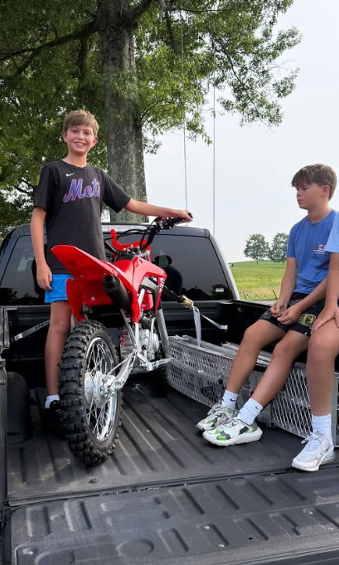 Ivanka Trump fuels her son's motocross dreams with his first dirt bike