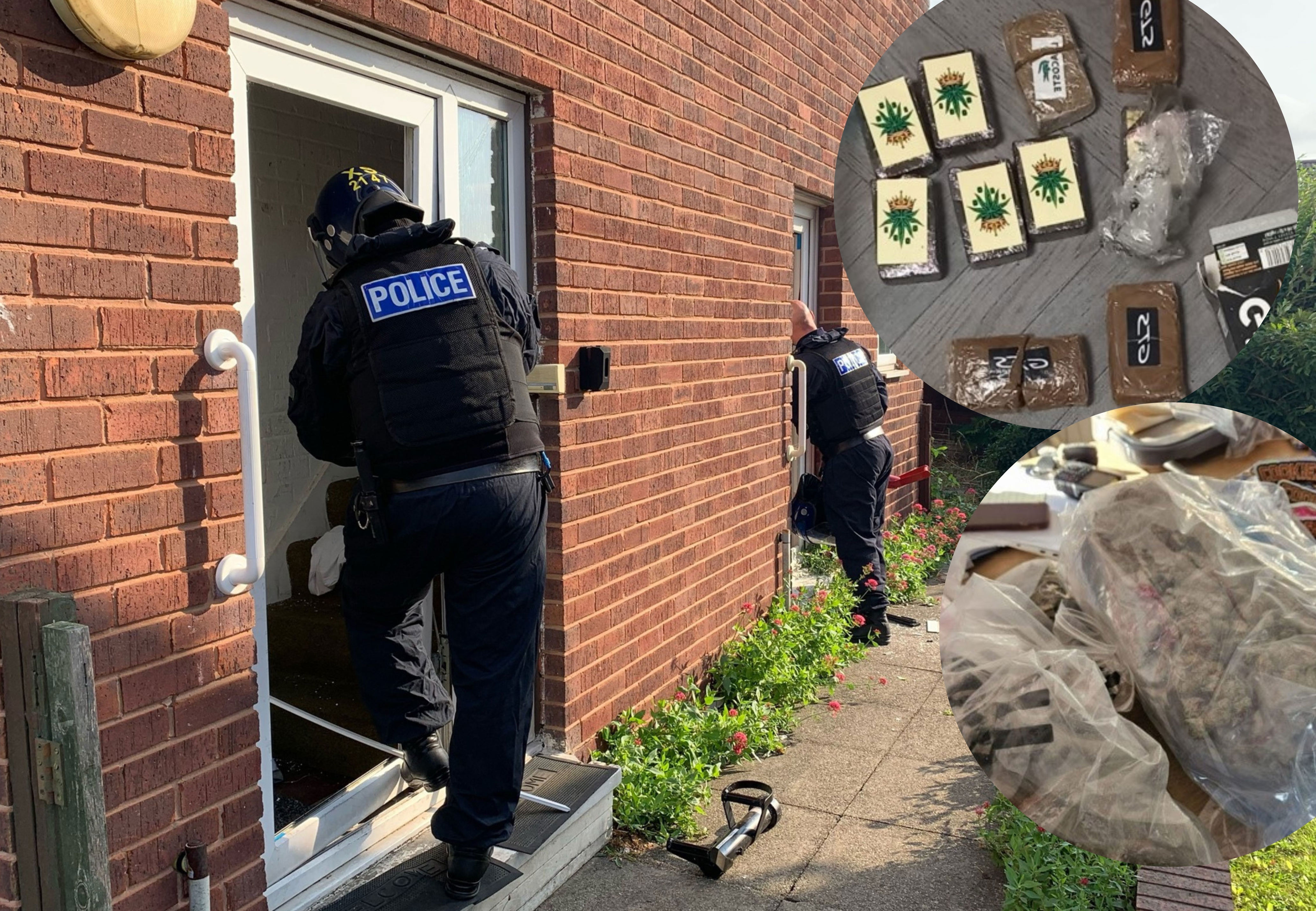 Ketamine, cocaine, zombie knife and air pistol seized in police raid in ...