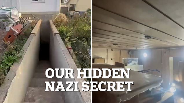 Stunned couple find World War Two Nazi bunker underneath their home