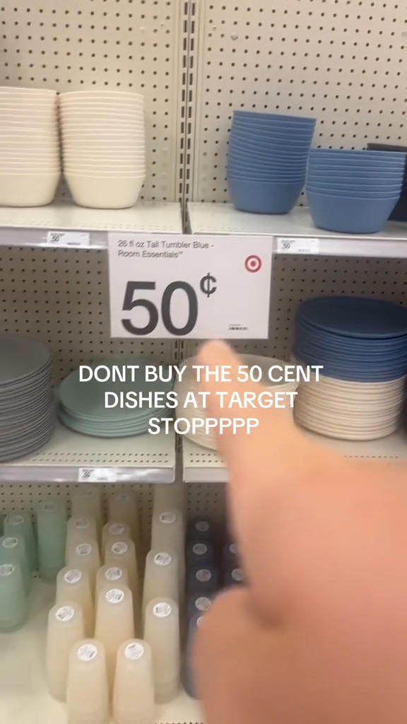 Target Has Dishes For 50 Cents Apiece, But This Girl Says Stay Away No ...