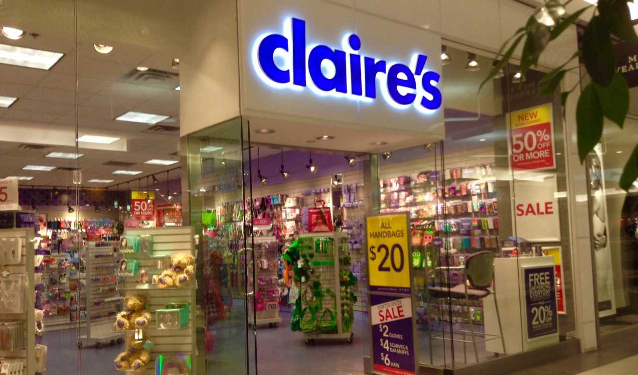Kids Jewelry Giant Claire's Files For Bankruptcy As Mall Traffic Declines