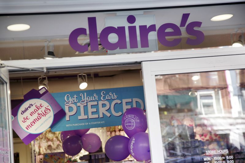 Mall-based retailer Claire’s files for bankruptcy again