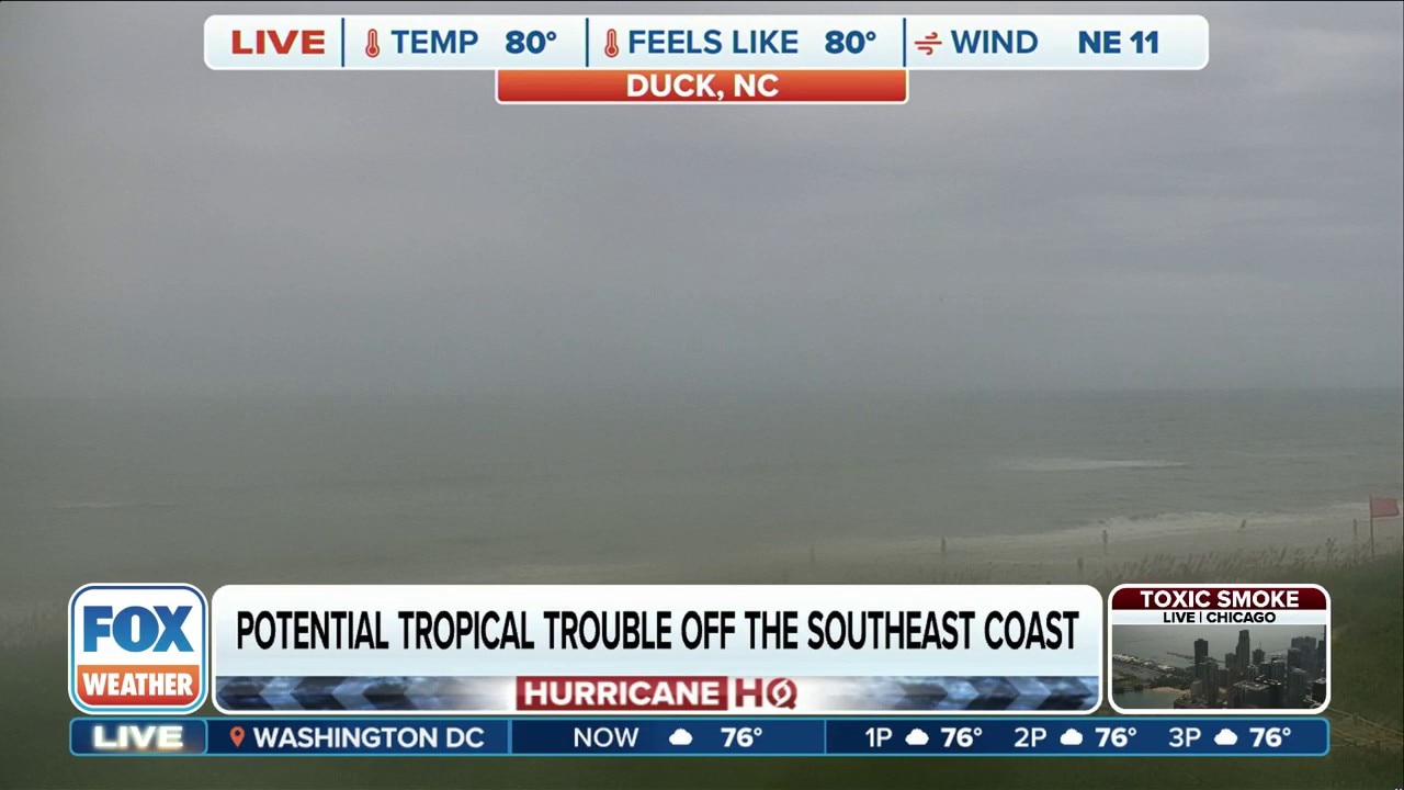 Atlantic gets active with two areas of disturbed weather monitored for ...