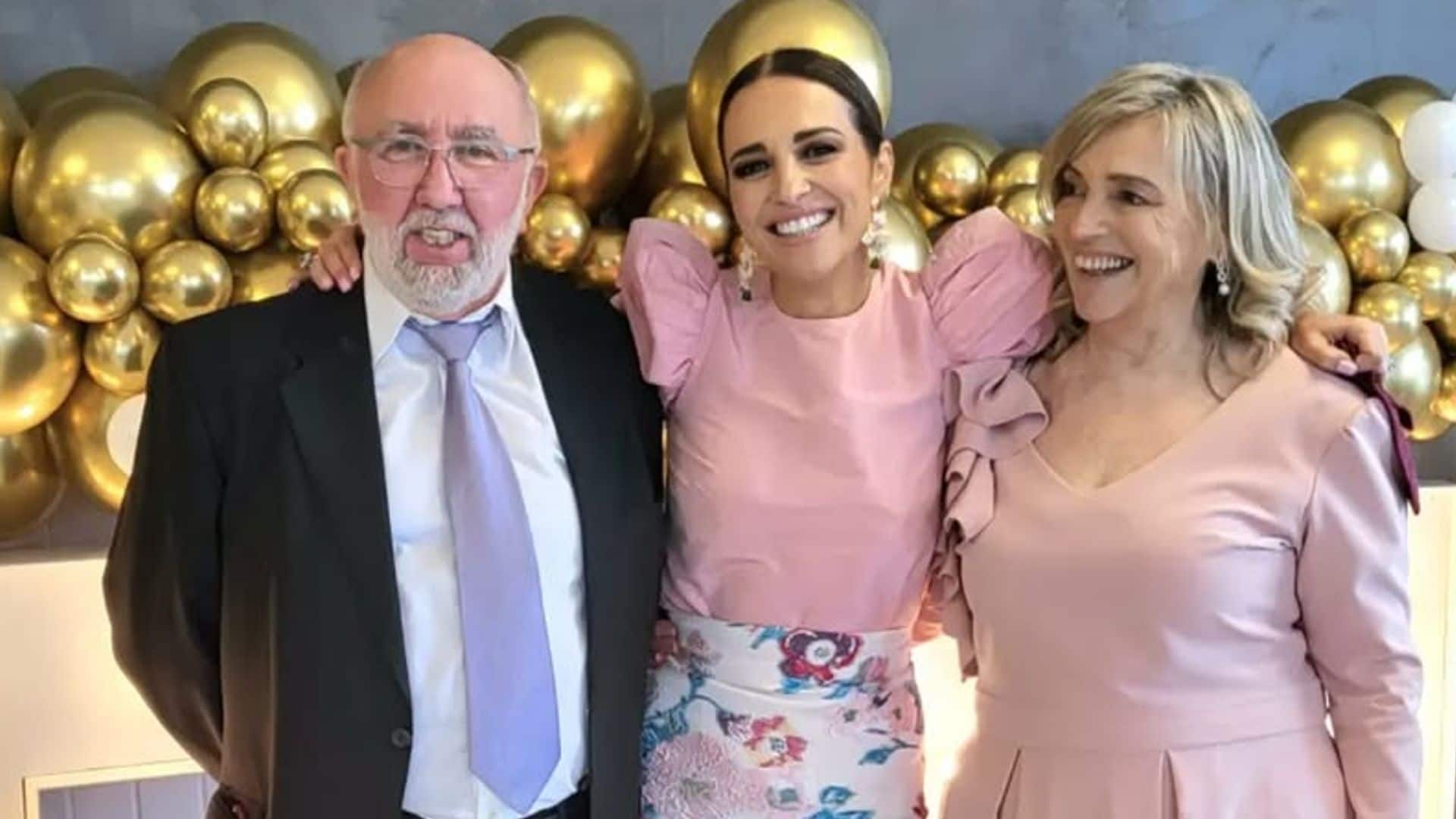 Los divertidos vídeos de Paula Echevarría dándolo todo en el concierto de Tom Jones con sus padres