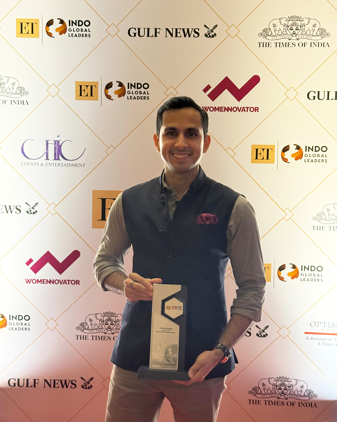 Kashmiri changemaker Arhan Bagati receives ET Indo Global Leaders Award ...