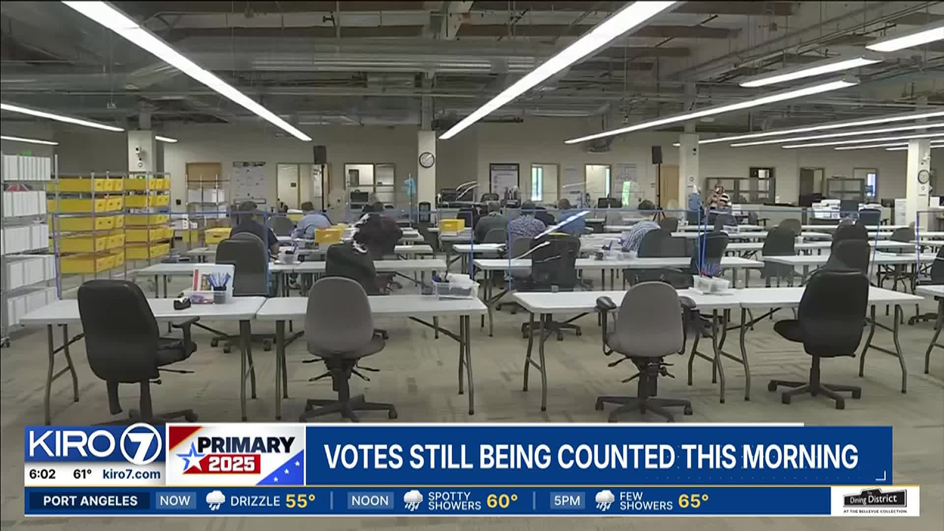 Ballot counting continues in King County as Primary Election 2025 ...