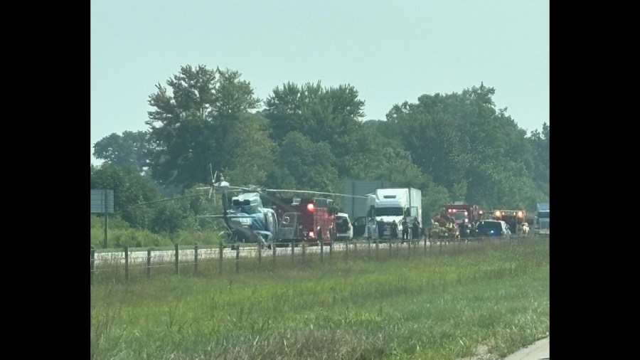 Box truck driver hospitalized after crash on I-96 near Lowell