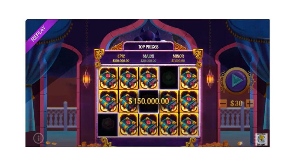 Wayne County man wins $150,000 in Michigan Lottery online instant game