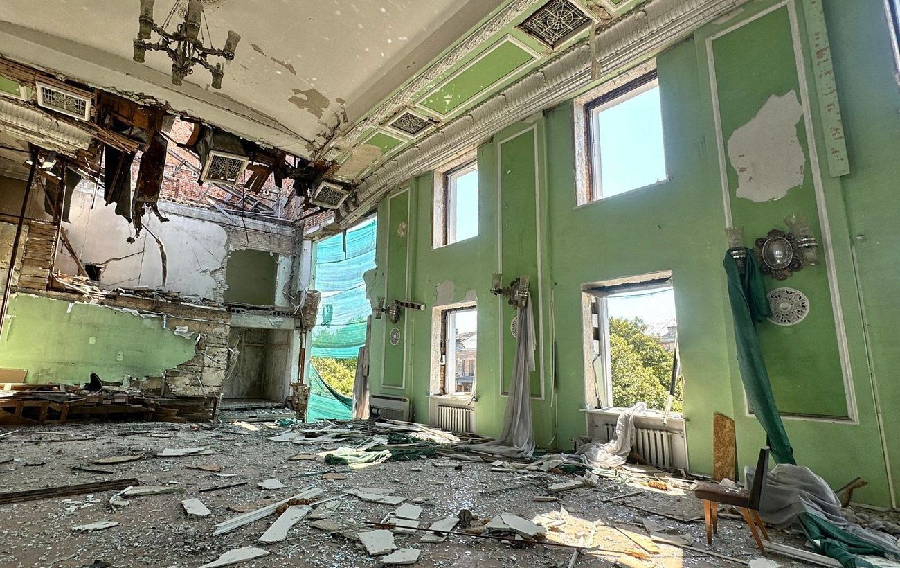 Inside Kherson Regional Military Administration building destroyed by ...