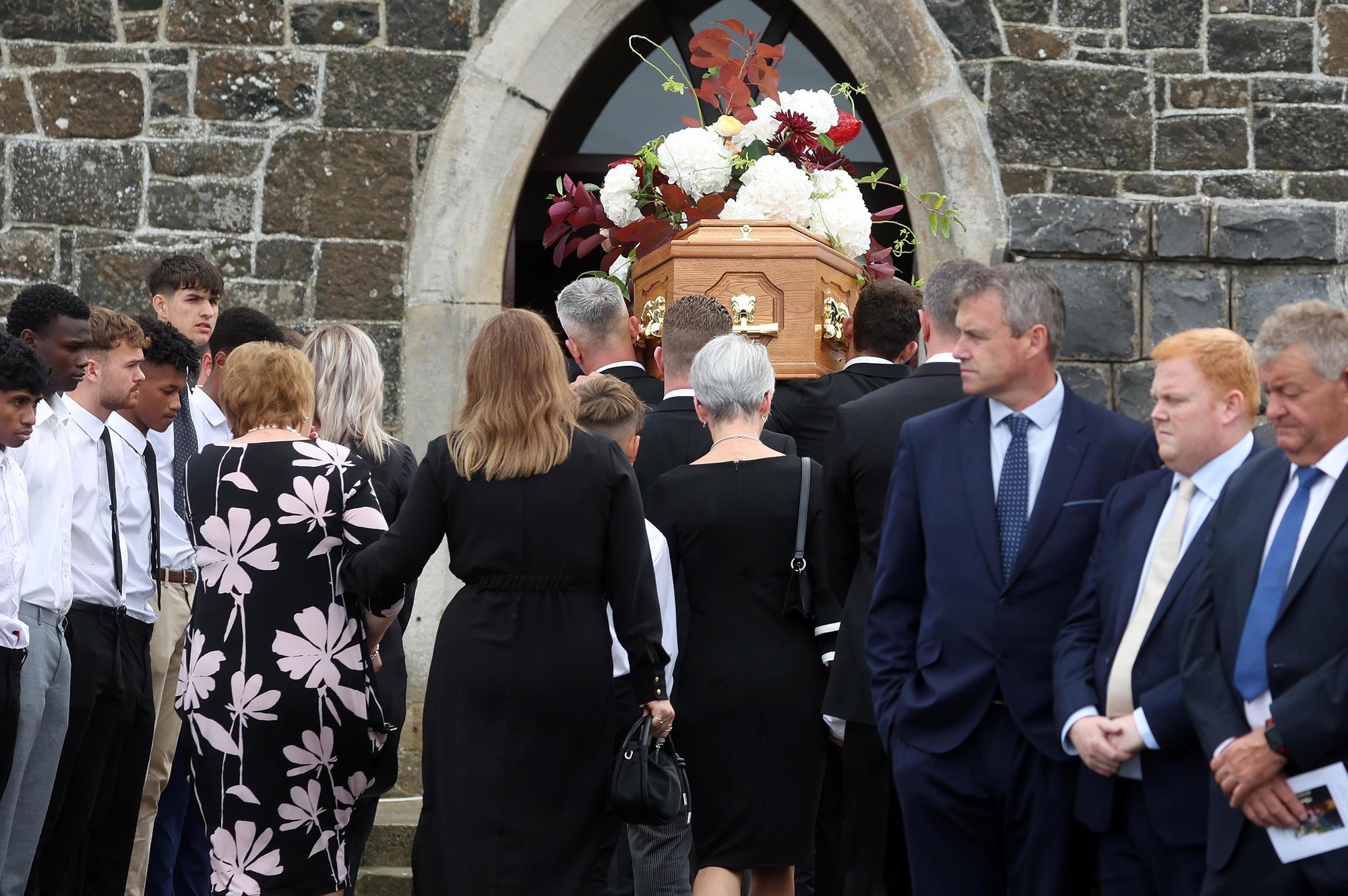 Popular footballer's funeral: Portadown 'grieves the loss of a special ...