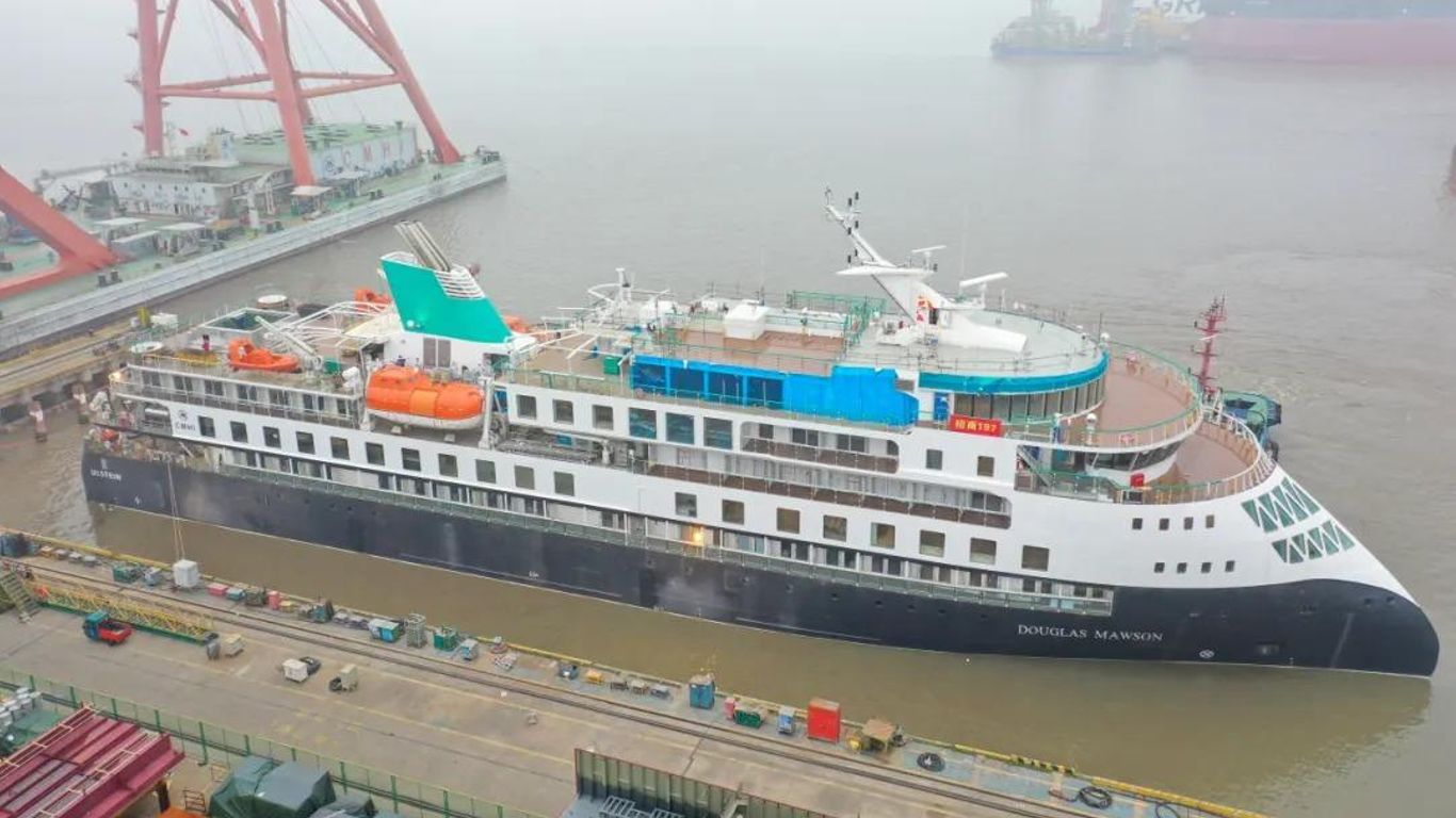 Aurora Expeditions' New Ship Douglas Mawson Passes Sea Trials