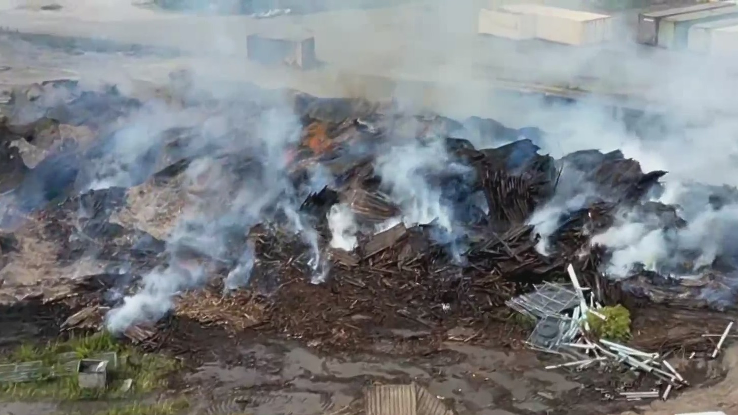 Firefighters regain control of fire at slag dump in Beaver County