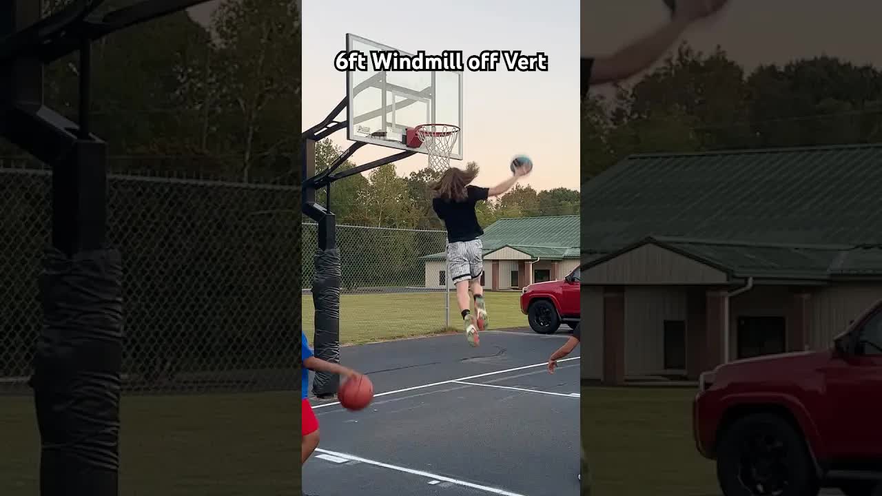 Travis Reynolds: 6ft guy windmill dunking