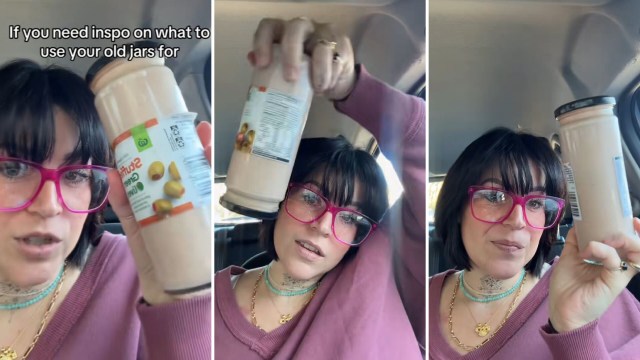 Woman shares clever hack using old food jars: 'Super practical'