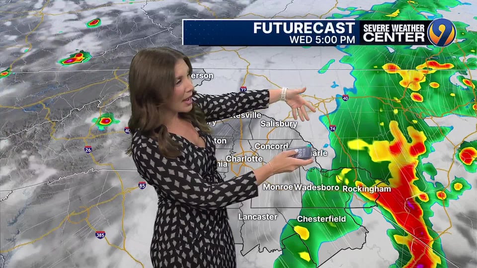 Wednesday afternoon's forecast with Meteorologist Danielle Miller
