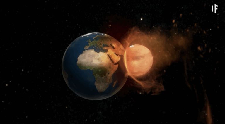 6 Stages of Earth’s Destruction If Mars Collided With Our Planet