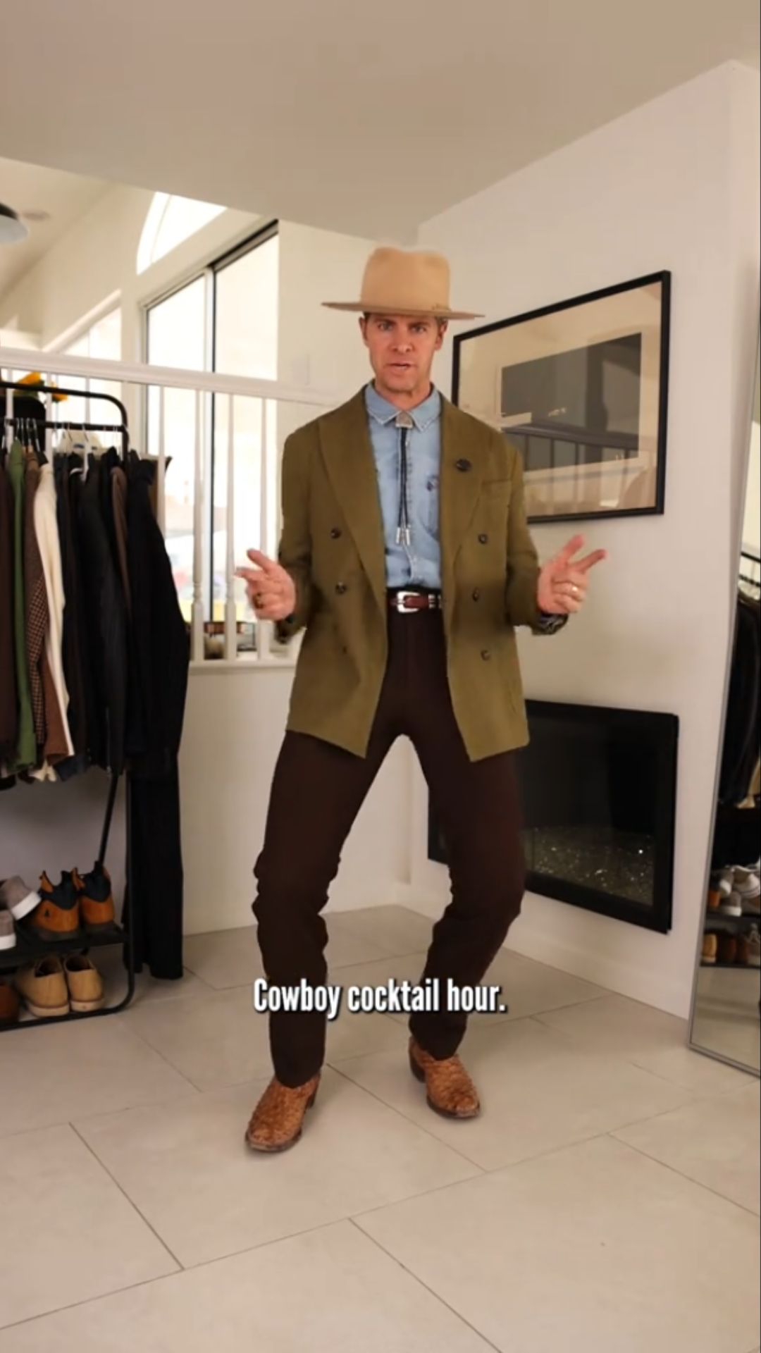 Stick 'Em Up! Cowboy Cocktail Party Outfit Reveal