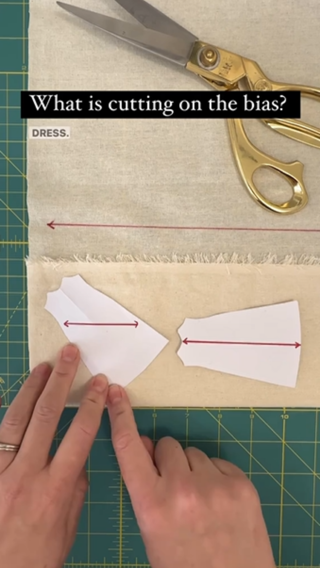 Understanding Bias Cutting in Garment Making