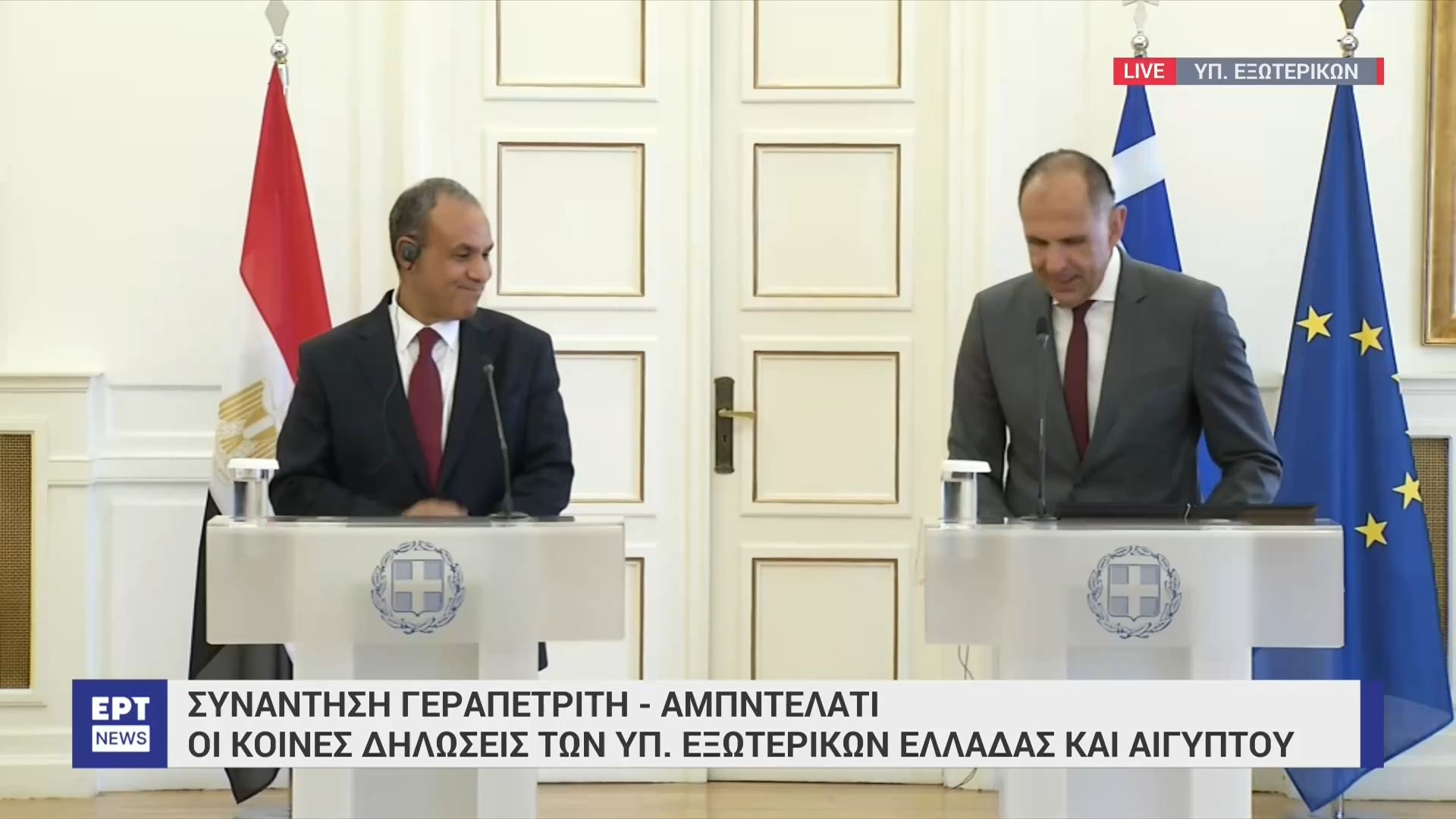 Γ. Γεραπετρίτης: Ελλάδα και Αίγυπτος παραμένουν πυλώνες σταθερότητας ...