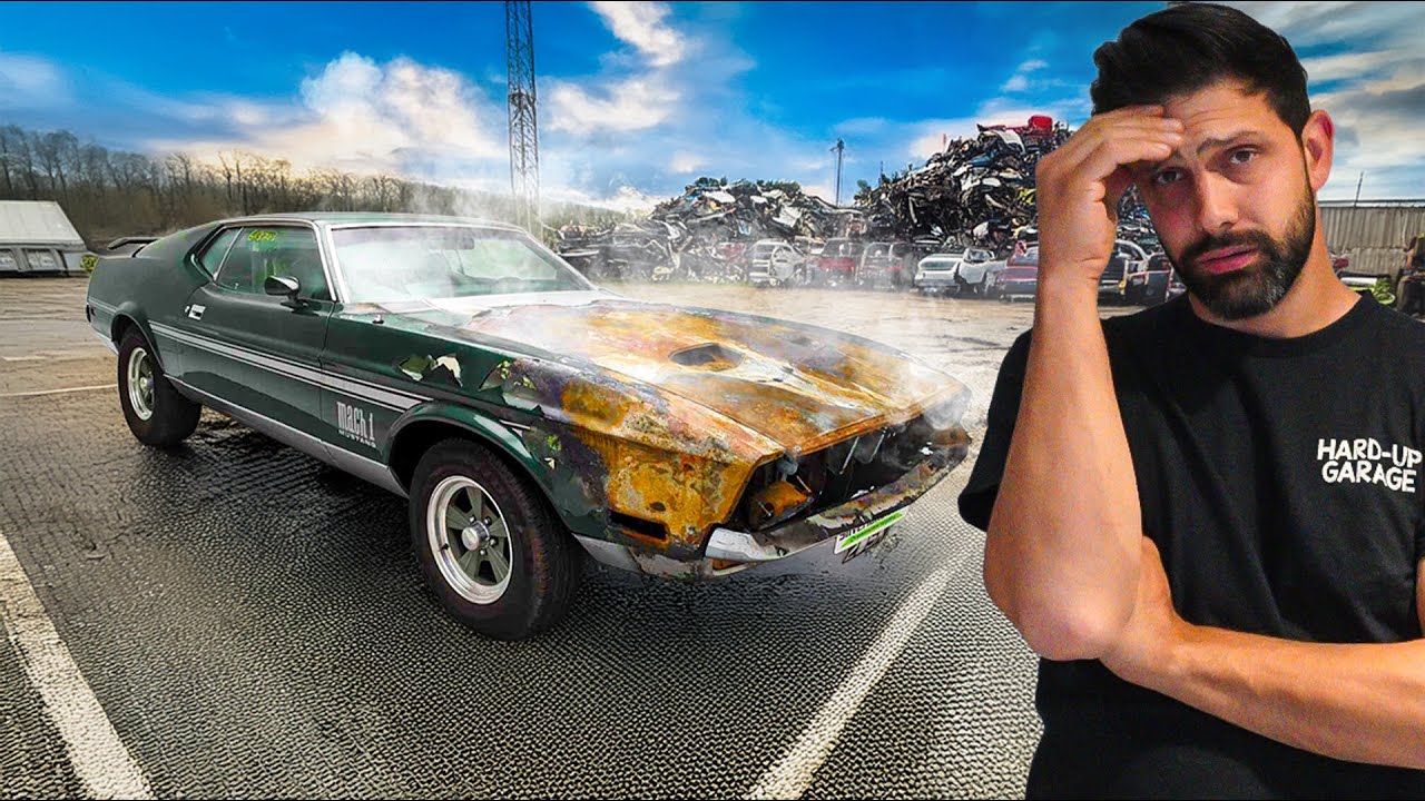 Rebuilding a Burnt Ford Mustang Alone – My Toughest Challenge