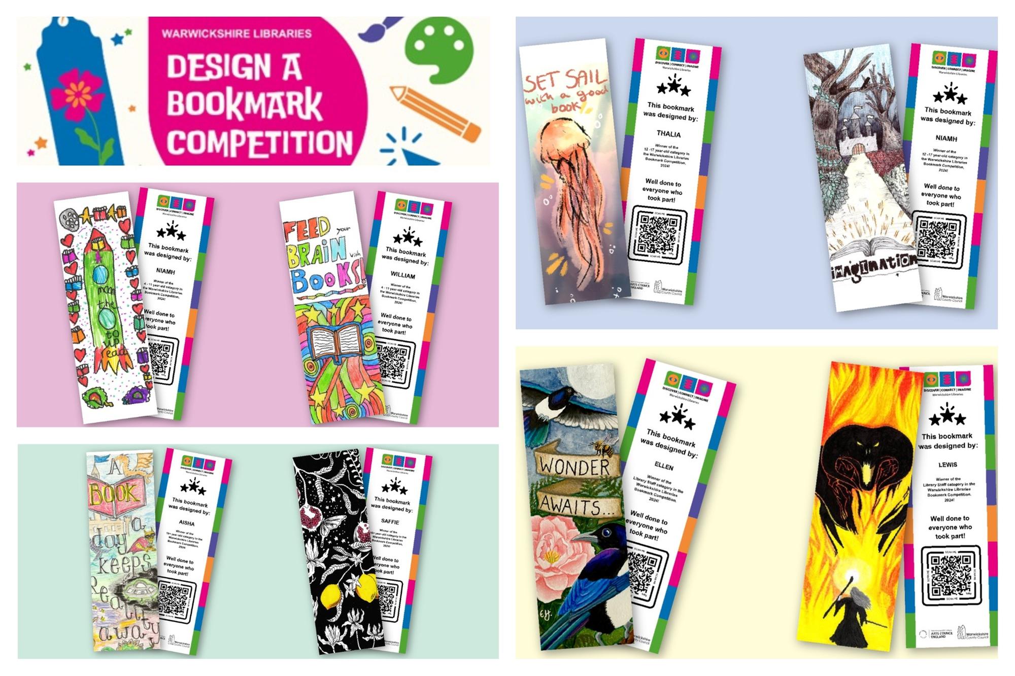 Warwickshire residents invited to take part in bookmark design competition