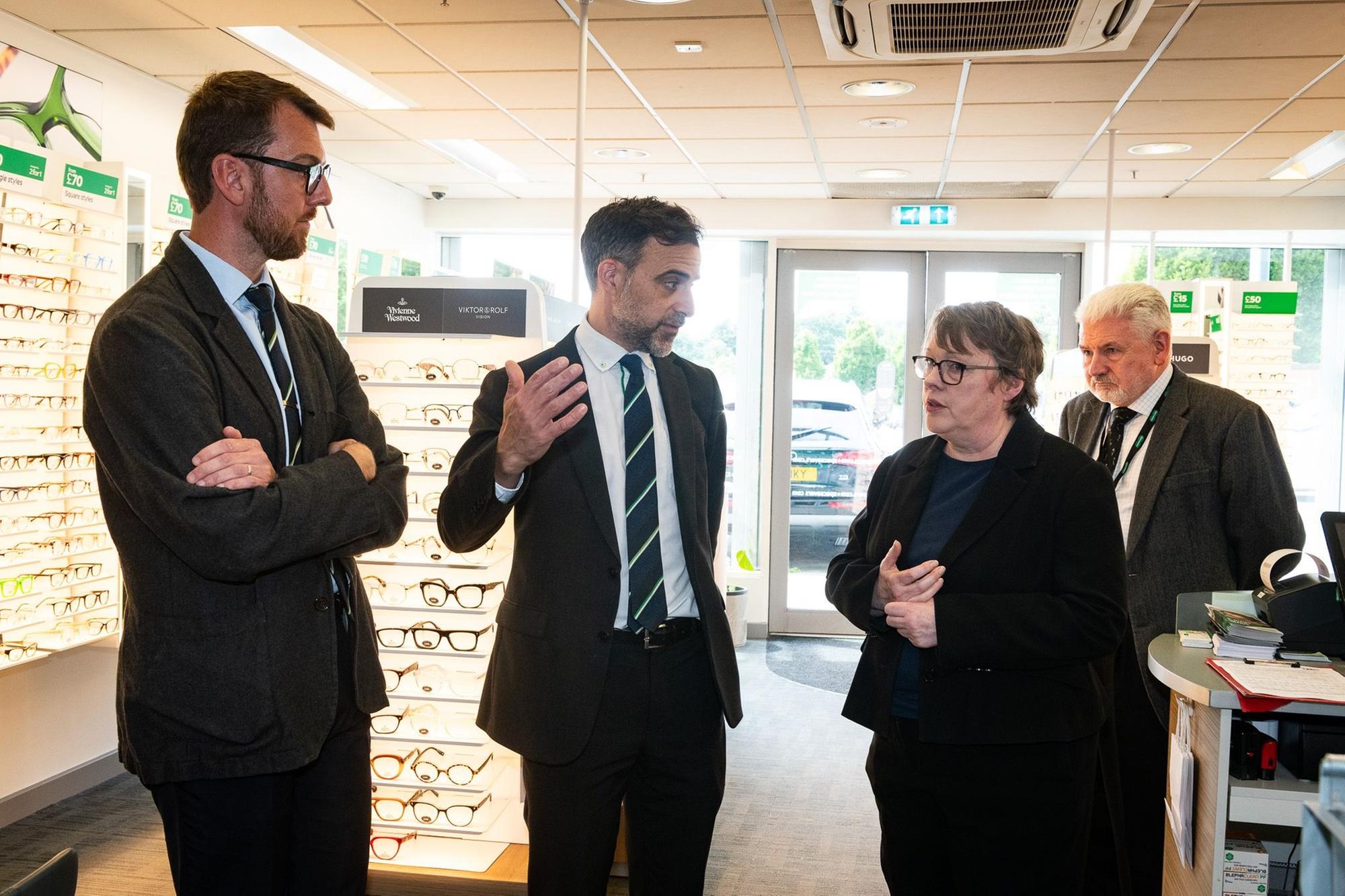 Maria Eagle MP visits Liverpool opticians calling for stronger ...