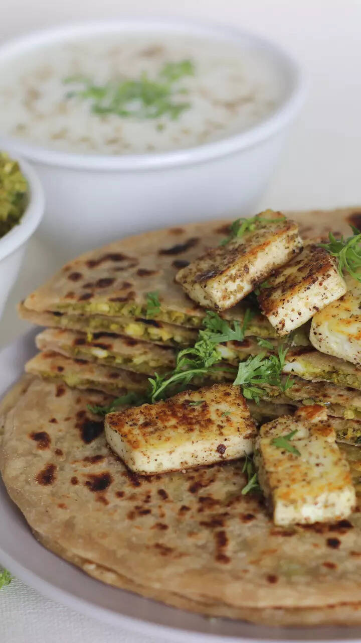 How to make fiber and protein-rich Broccoli Paneer Paratha for dinner