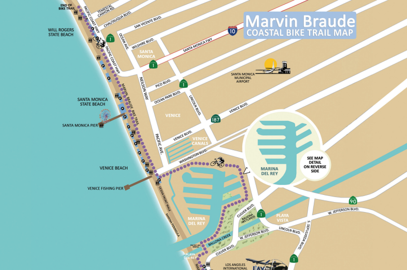 After Decades of Use, Cyclists Lose Key Marina del Rey Bike Path Access to Sudden Wall