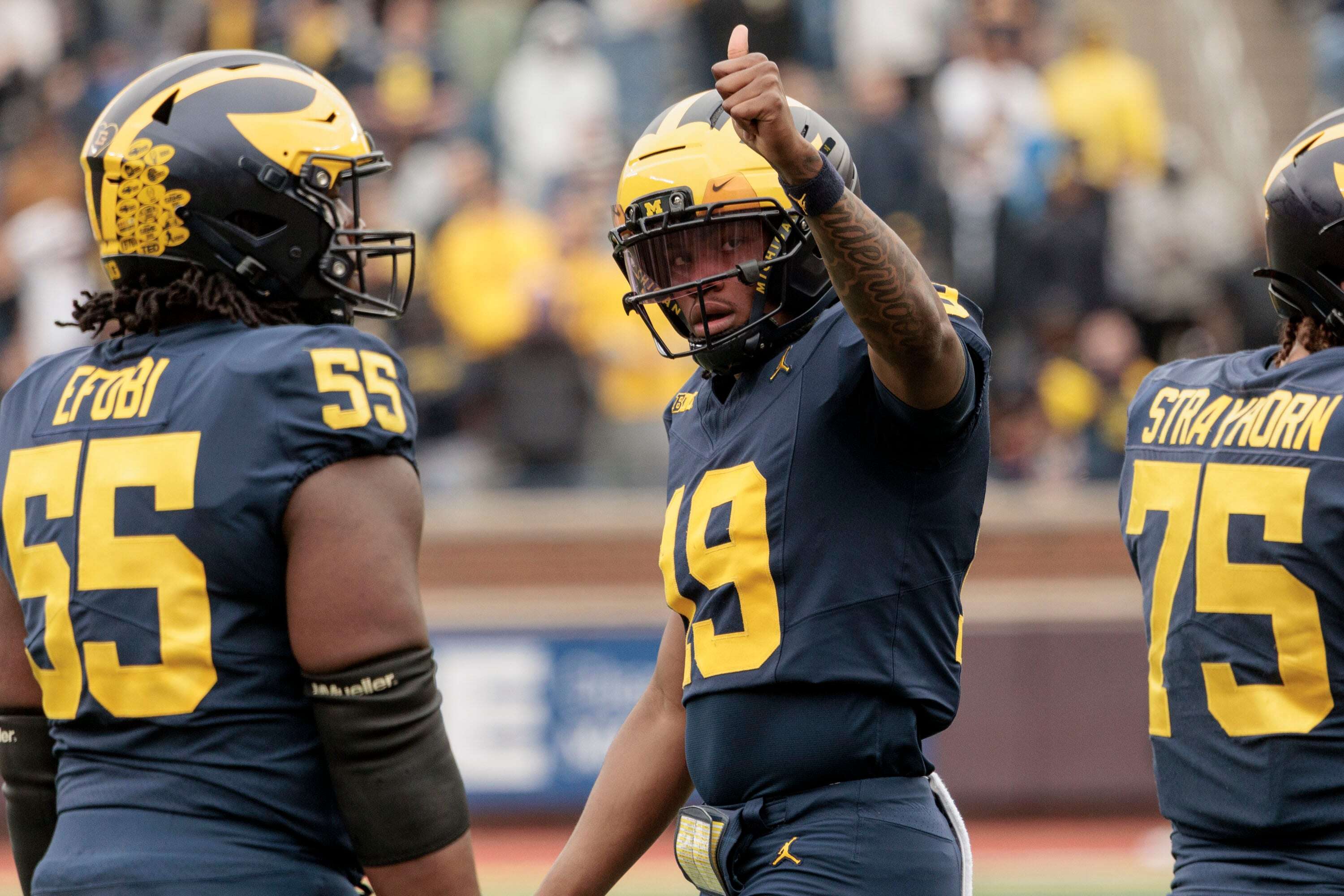 Michigan’s QB battle: Is freshman Bryce Underwood already leading the race?