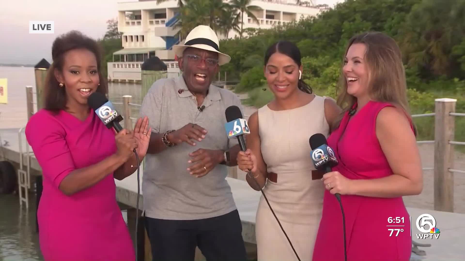 Al Roker live in Miami with WPTV