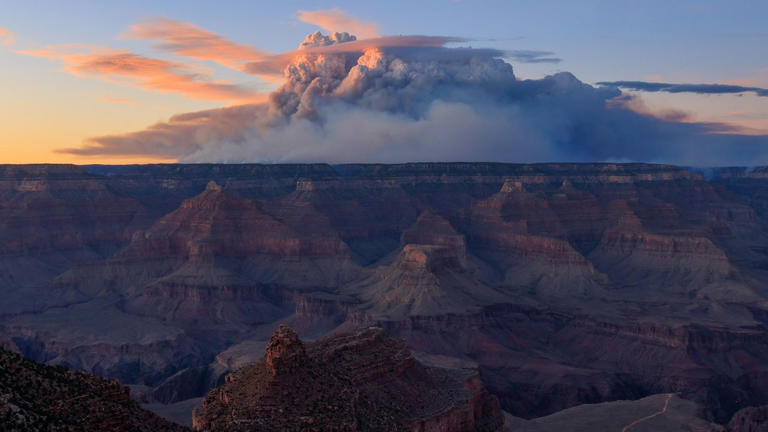 Dragon Bravo Fire grows, burning over 145,000 acres in the Grand Canyon