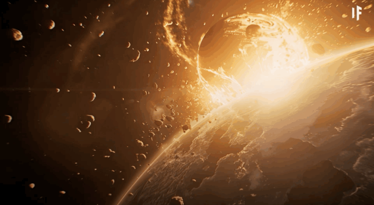 6 Stages of Earth’s Destruction If Mars Collided With Our Planet