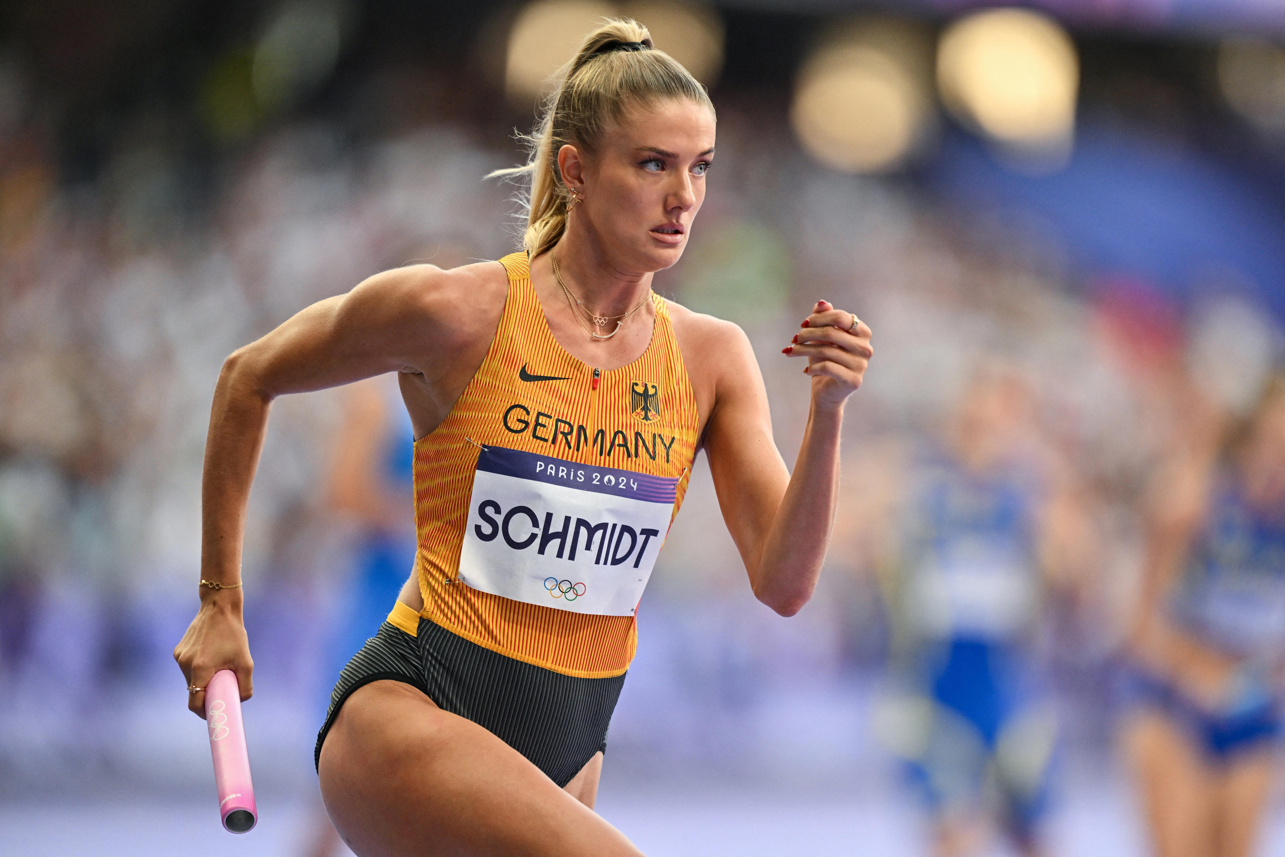 German Olympic track and field star Alica Schmidt in images