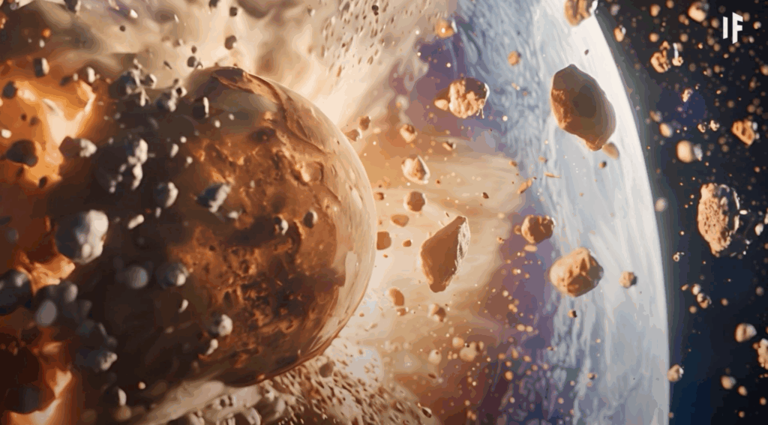 6 Stages of Earth’s Destruction If Mars Collided With Our Planet