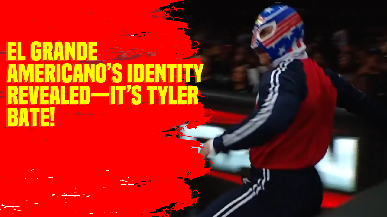 El Grande Americano’s Identity Revealed—It’s Tyler Bate! #WWE # ...
