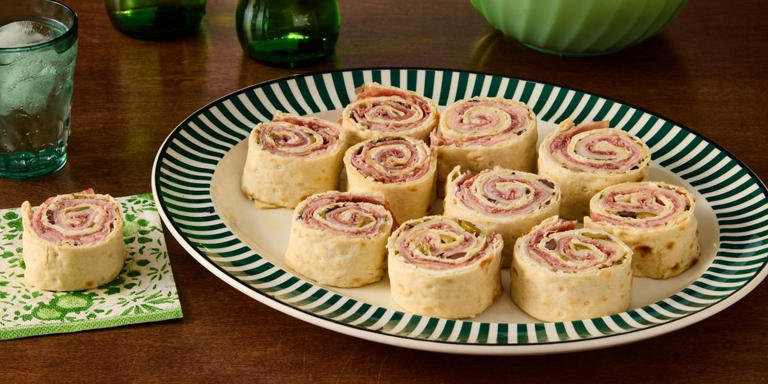 Layer And Roll Muffuletta Pinwheels For A Party-Ready Bite