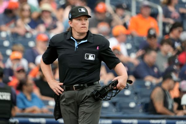Gender-breaking major league umpire Jen Pawol 'ready to go'