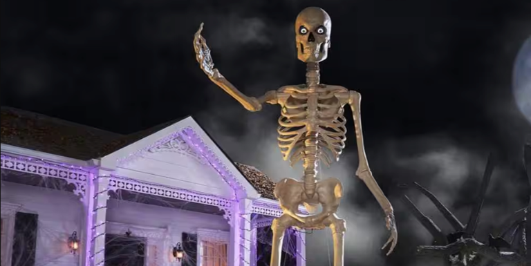 It's Official: Home Depot's Famous 12-Foot "Skelly" the Skeleton Is Back for Halloween 2025