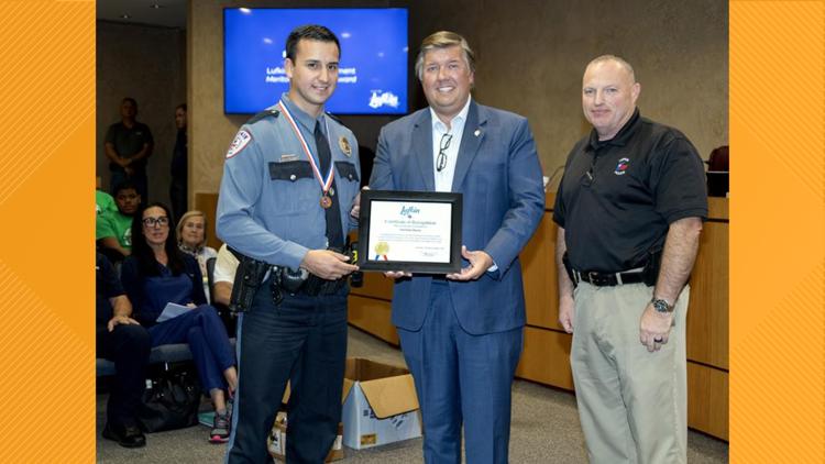 Lufkin Police officer recognized for rescuing woman from jumping from ...