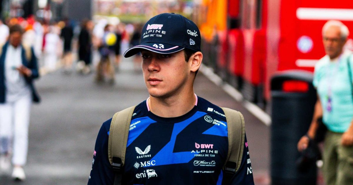 Alpine issues update as Franco Colapinto suffers tyre testing incident ...
