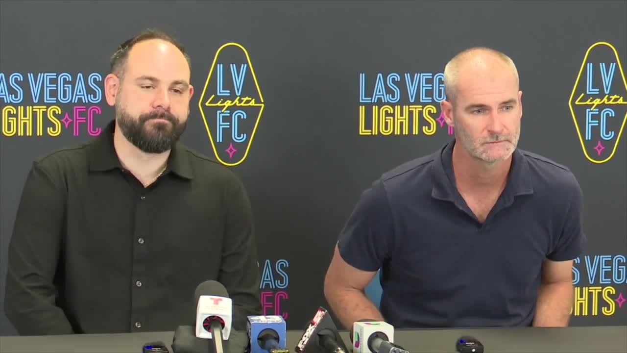 FULL PRESS CONFERENCE: Las Vegas lights welcome new head coach