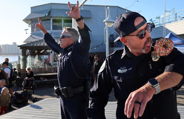 National Night Out draws young and old to the Santa Cruz Wharf