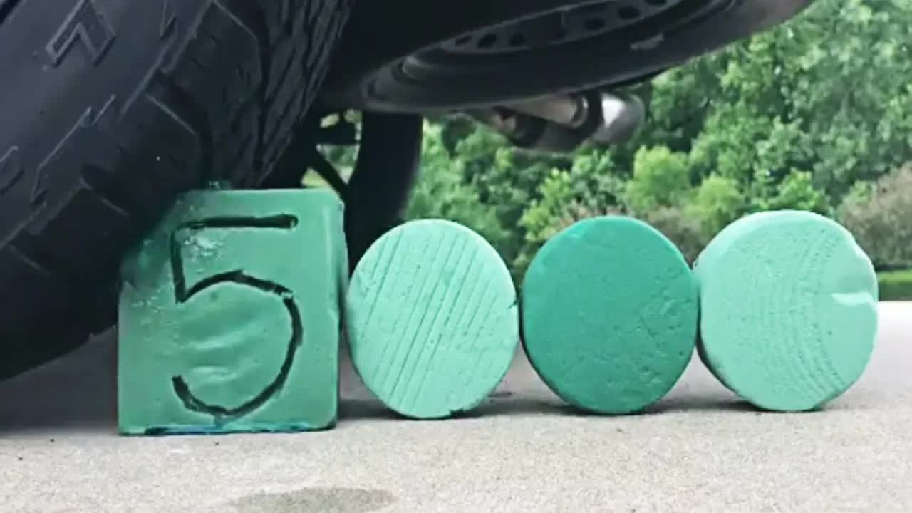 crushing floral foam asmr compilation!