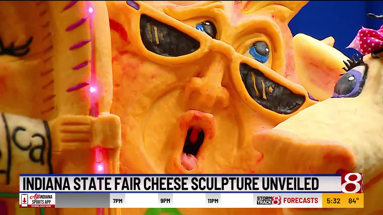 Indiana State Fair cheese sculpture unveiled
