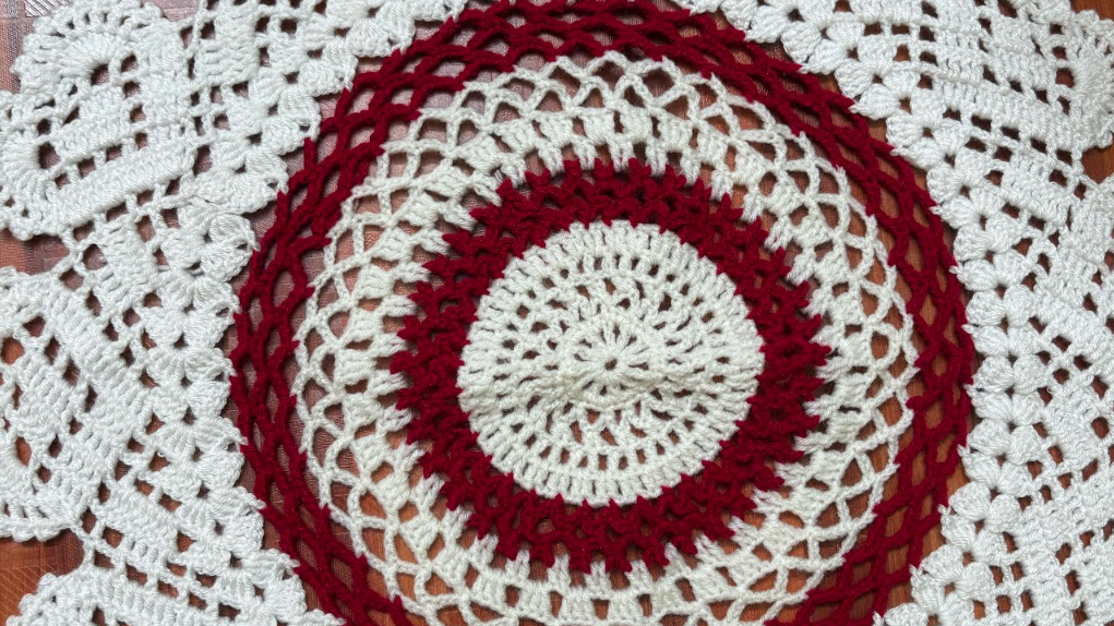 New Thalposh Crochet Design - Elegant Woolen Lace Pattern for Thalposh ...