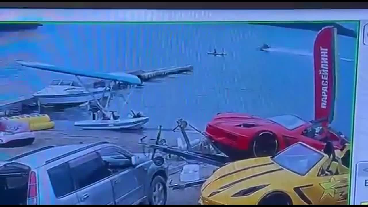 Jet ski crashes into children on SUP board in Khasansky District, Russia