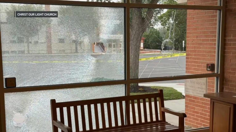 Vandals threw rocks from fountain at NJ church, damaged windows